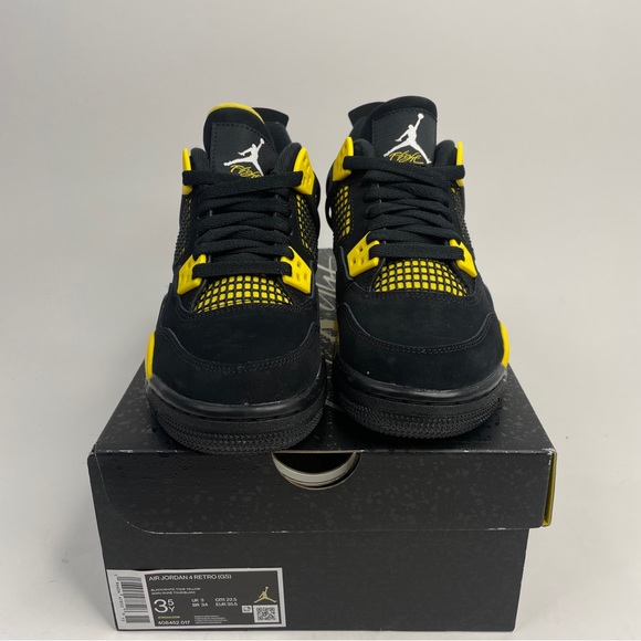 Jordan | Shoes | Nike Air Jordan 4 Retro Gs Thundertour Yellow 223 ...